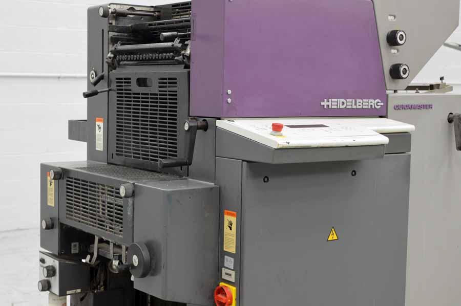 Lot #18: 1998 Heidelberg Quickmaster QM 46-2 Two Color Printing Press ...